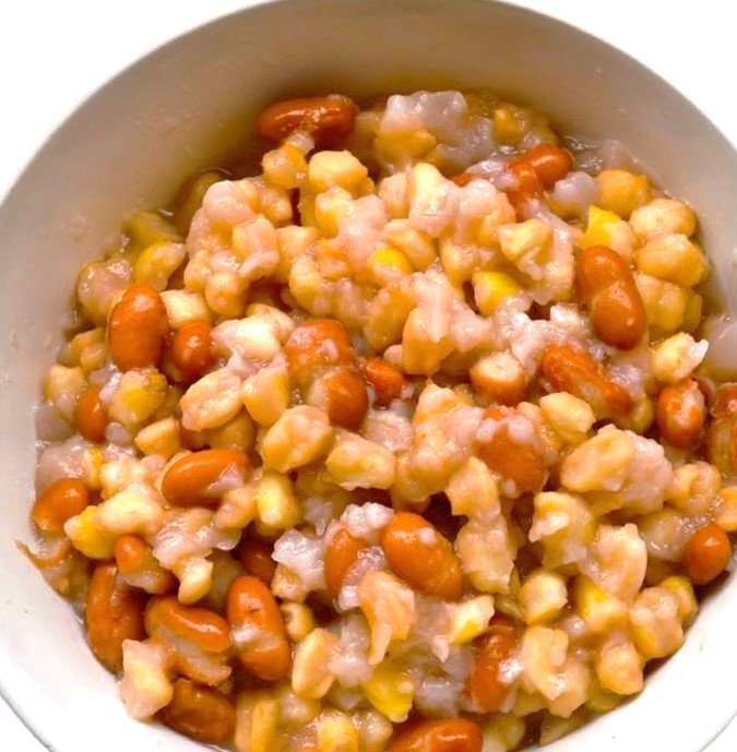 Umngqusho-Traditional South African Samp and Beans Recipe