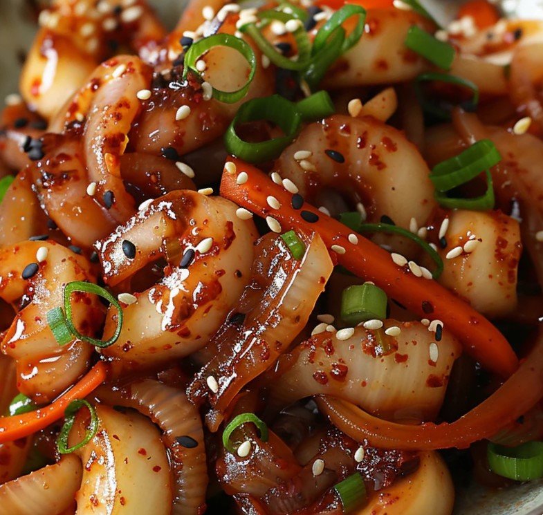 Fujian Hot and Sour Squid Recipe: Spicy Coastal Delight